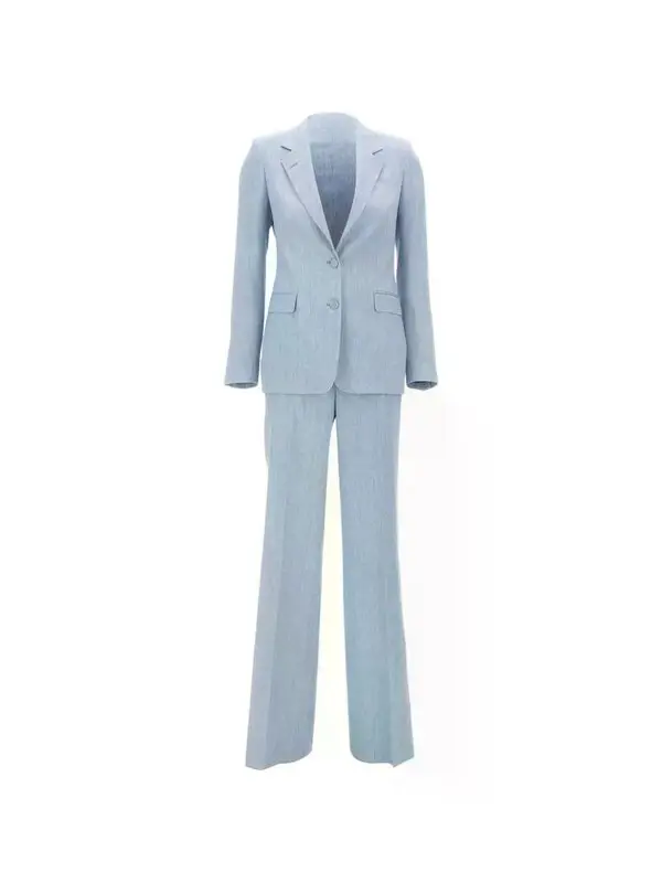Tagliatore Wide-leg Trousers Suit - Blue