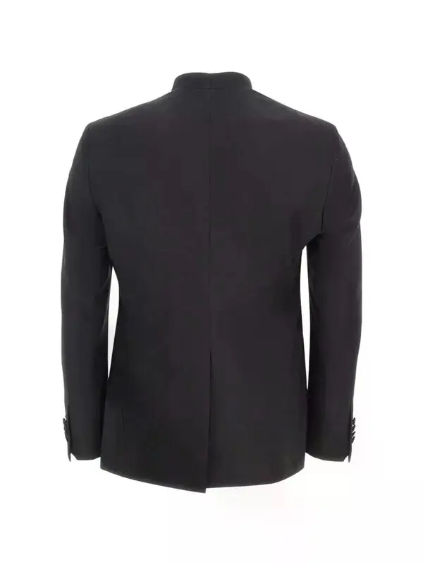 Tagliatore Double-breasted V-neck Blazer - Black
