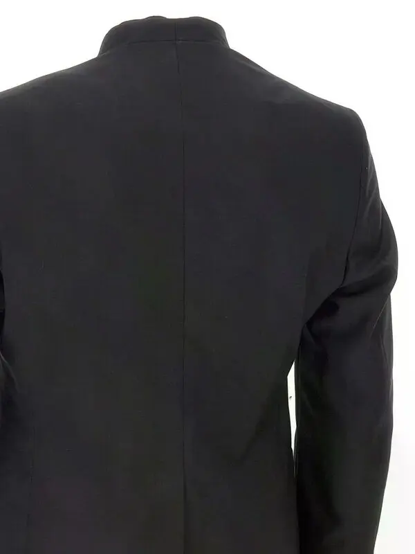 Tagliatore Double-breasted V-neck Blazer - Black
