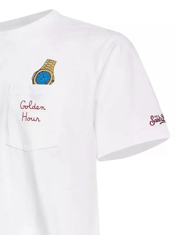 MC2 SAINT BARTH Embroidered T-shirt