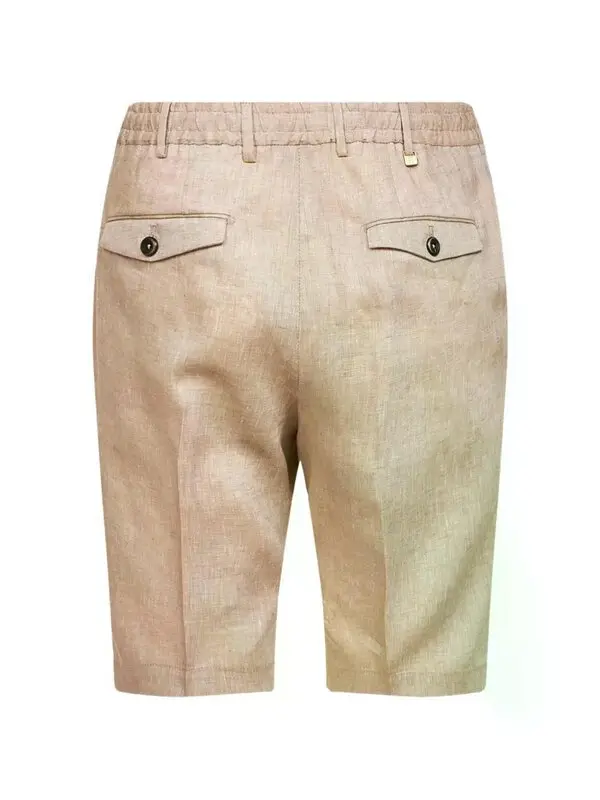 PT TORINO Pressed-crease Shorts - Neutrals