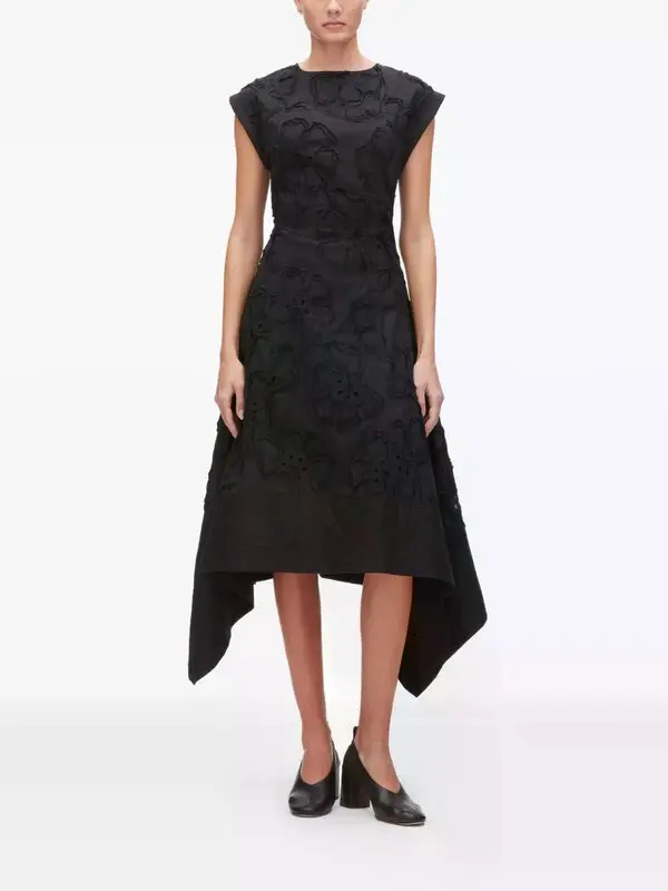 3.1 Phillip Lim Floral Asymmetrical Midi Dress