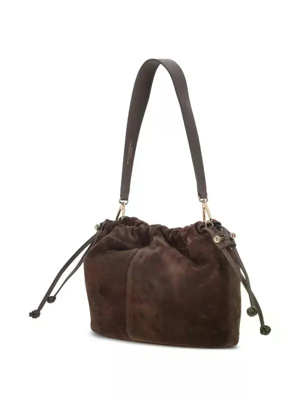 Strathberry Charlotte Drawstring Shoulder Bag - Brown