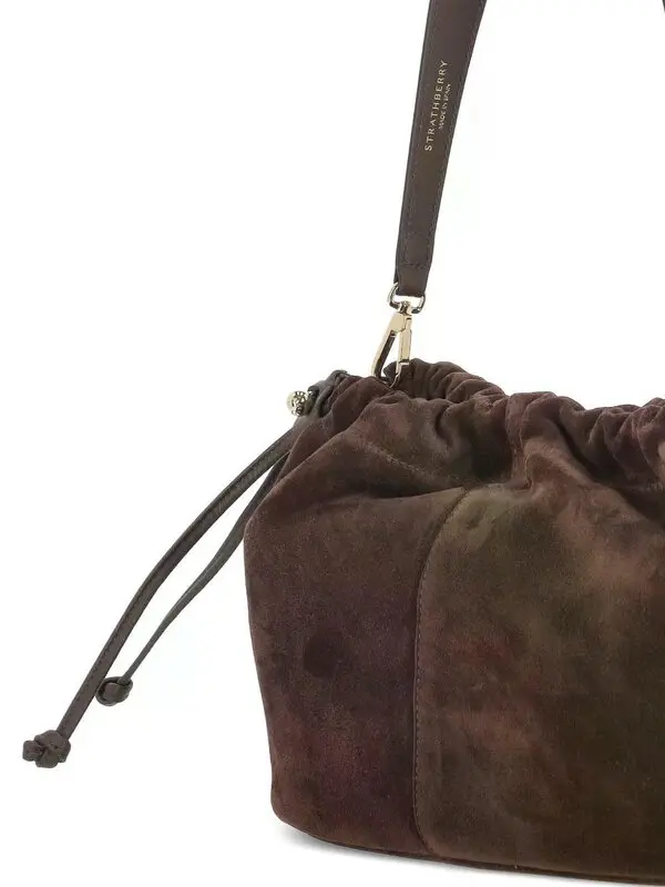 Strathberry Charlotte Drawstring Shoulder Bag - Brown