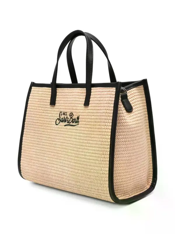 MC2 SAINT BARTH Embroidered Top-handle Bag