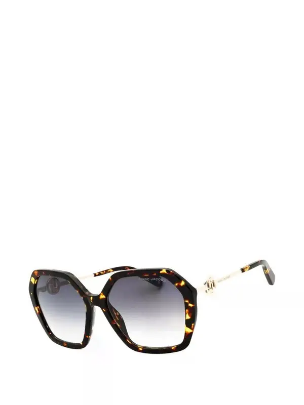 Marc Jacobs Geometric Sunglasses - Brown