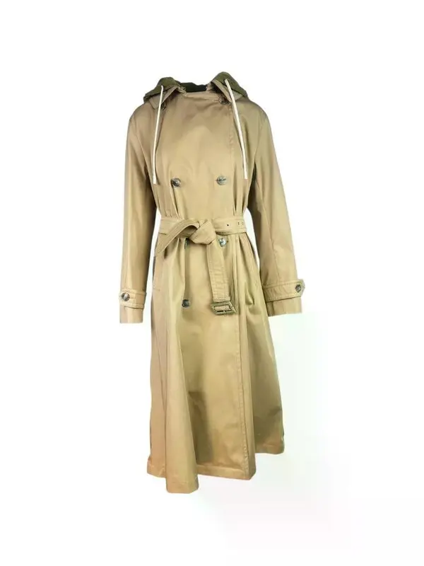Herno Belted Hooded Trench Coat - Neutrals