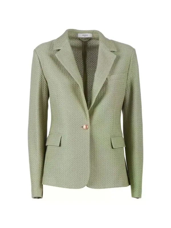 CIRCOLO 1901 Slim-fit Knit Jacket - Green