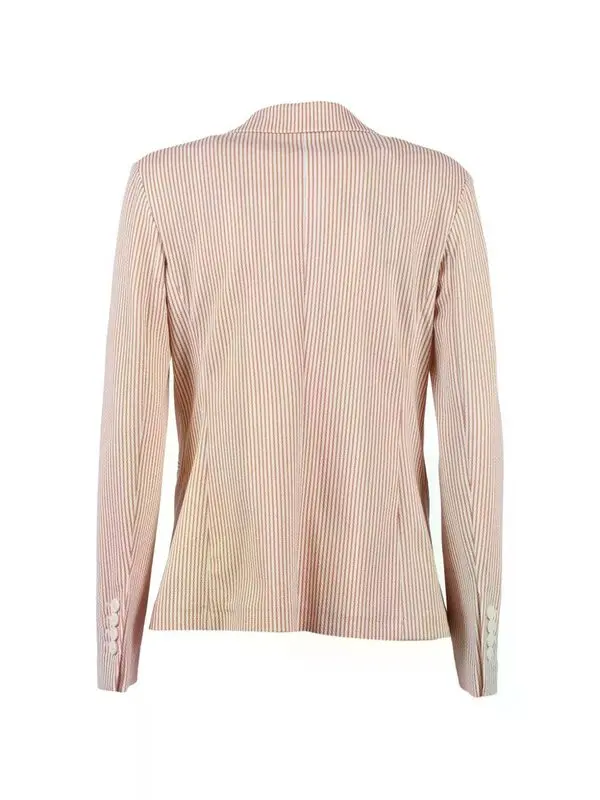 CIRCOLO 1901 Slim-fit Striped Blazer - Neutrals