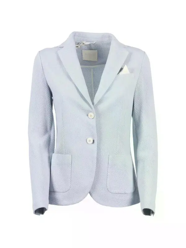 CIRCOLO 1901 Honeycomb Slim-fit Jacket - Blue