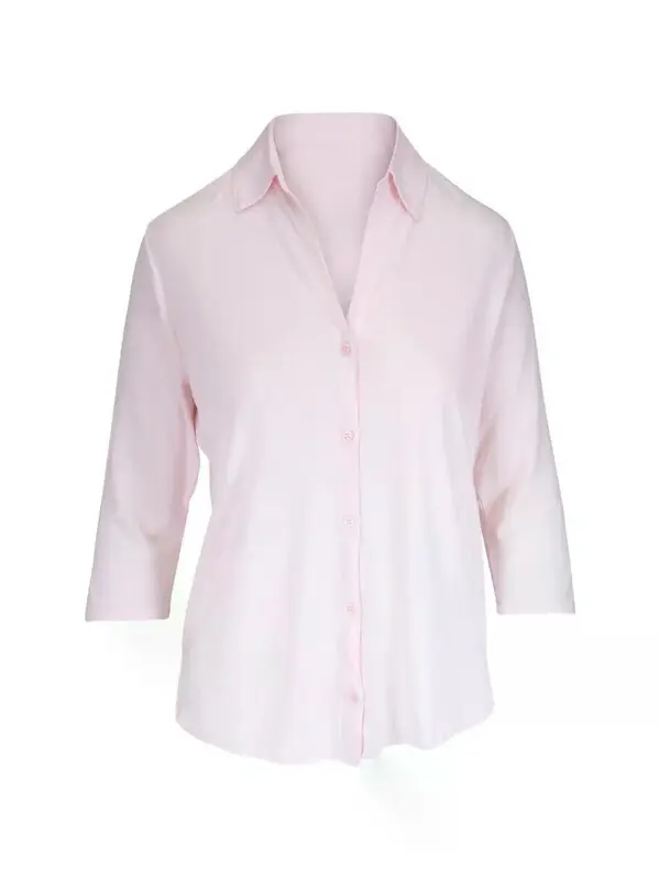 Majestic Filatures Three-quarter Sleeve Shirt - Pink