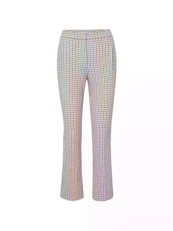 Veronica Beard Arte Flared Trousers - White