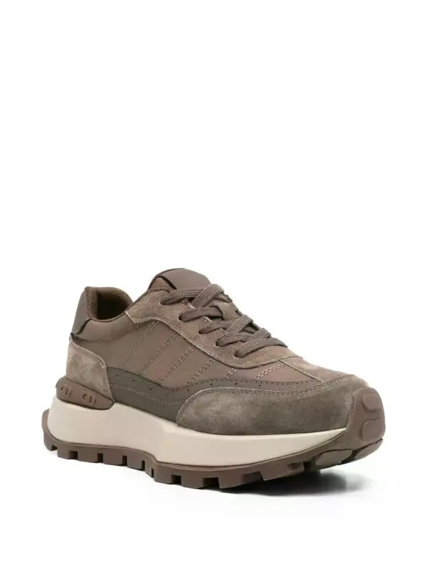 SERGIO MORETTI FIRENZE Panelled Chunky Sole Sneakers
