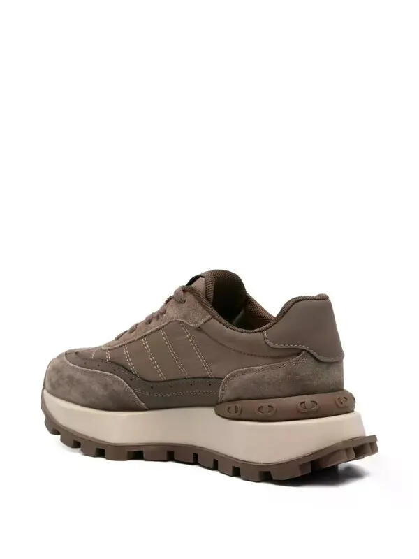 SERGIO MORETTI FIRENZE Panelled Chunky Sole Sneakers