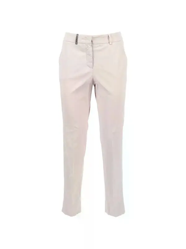 Peserico Embellished Trousers - Neutrals