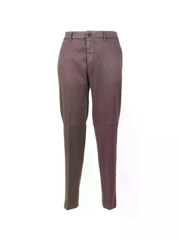 Peserico Button Trousers - Brown