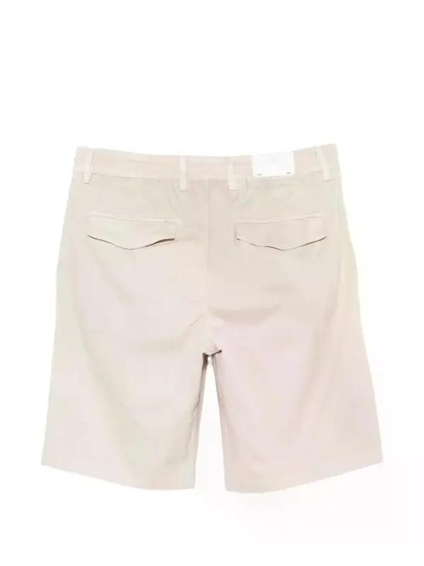 Eleventy Drawstring Pleated-front Shorts - Neutrals