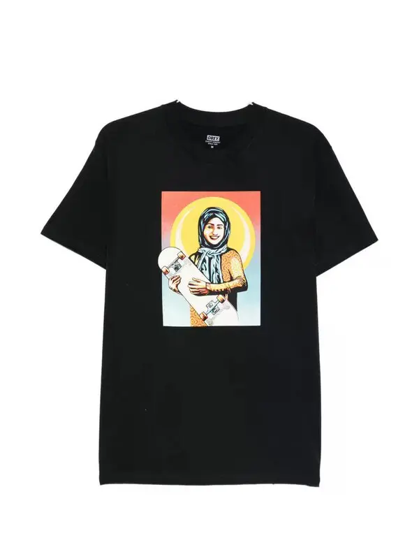 Obey Skateistan Graphic-print T-shirt - Black