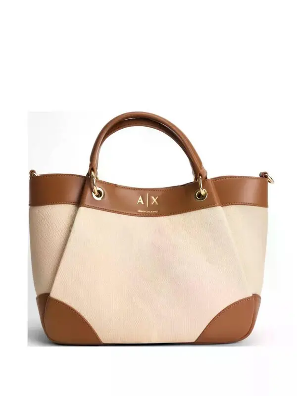 Armani Exchange Top-handle Shoulder Bag - Neutrals