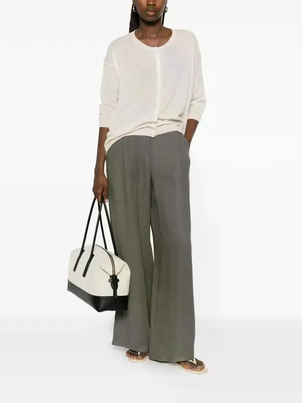 Hemisphere Buttoned Cardigan - Neutrals