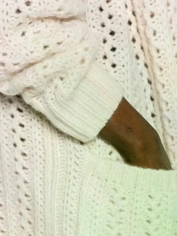 Hemisphere Open-knit Cardigan