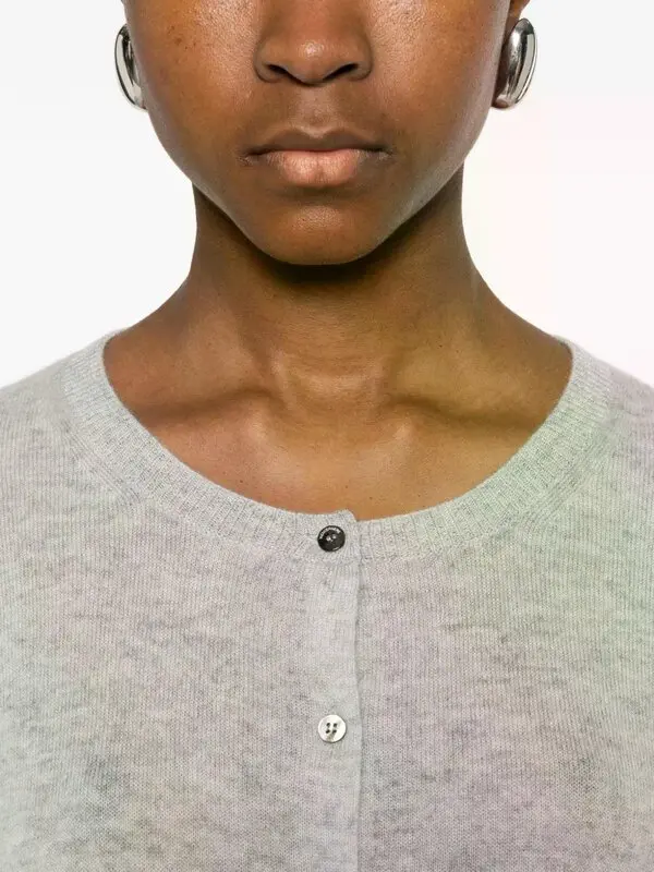 Hemisphere Buttoned Cardigan - Grey
