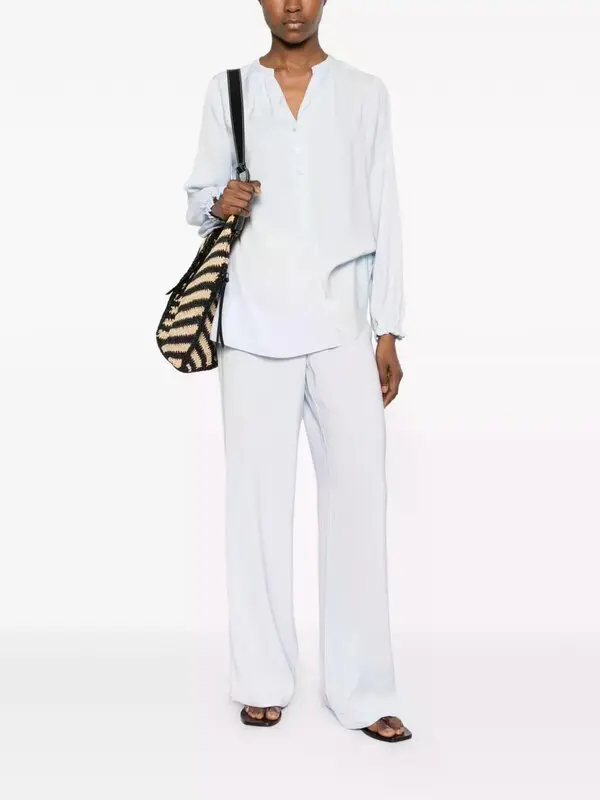 Hemisphere Ruched-detail Blouse