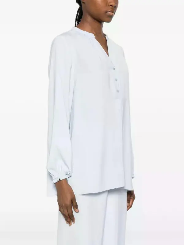Hemisphere Ruched-detail Blouse