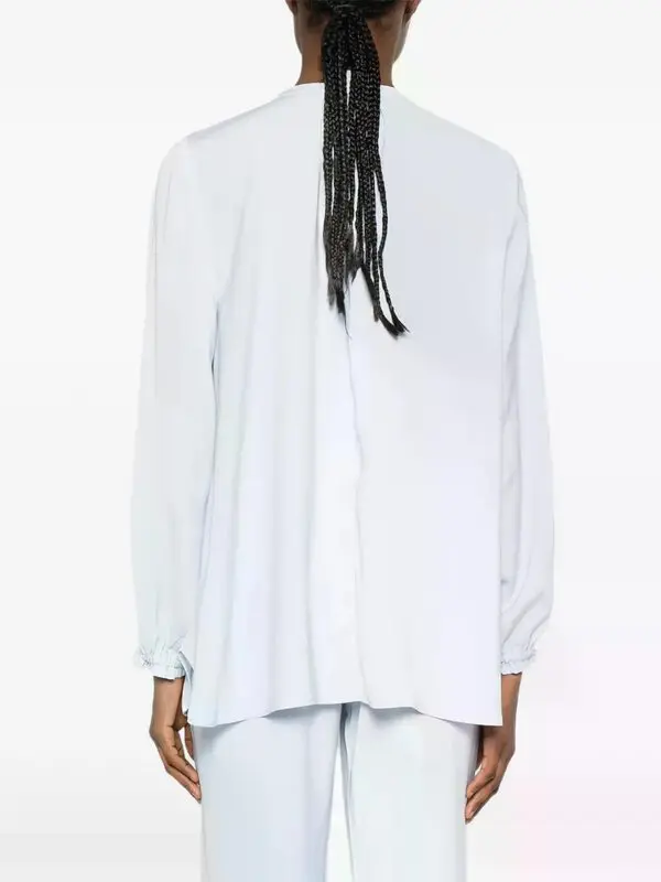 Hemisphere Ruched-detail Blouse