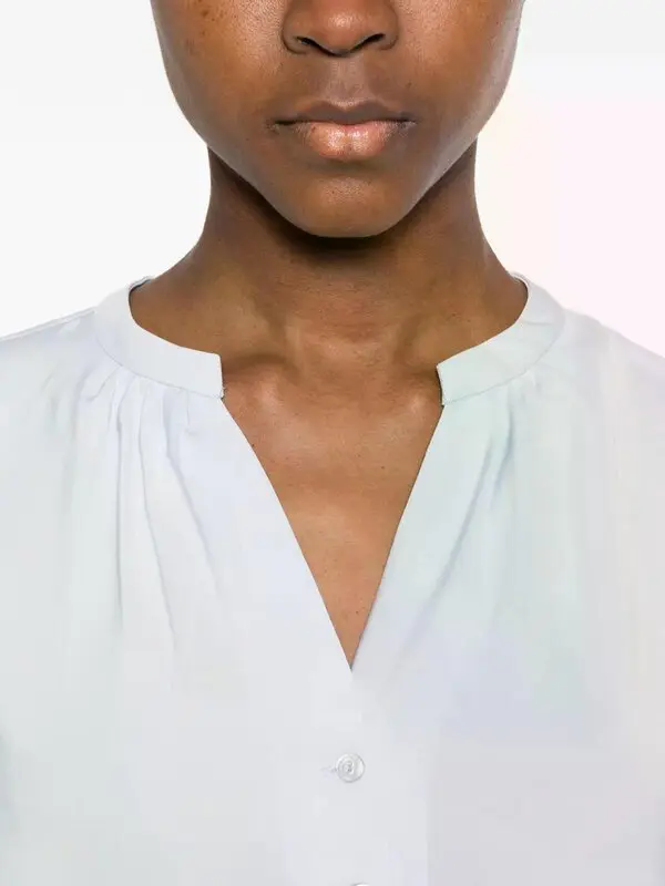 Hemisphere Ruched-detail Blouse
