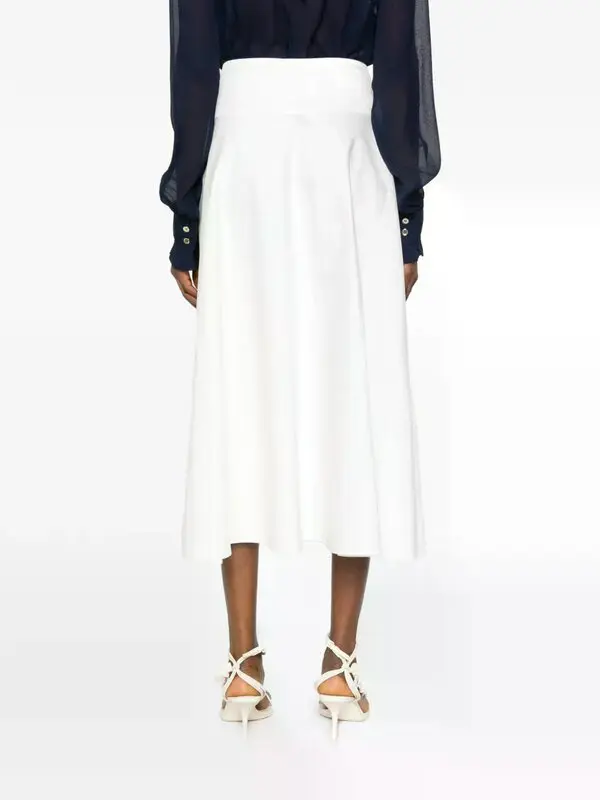 Hemisphere A-line Midi Skirt