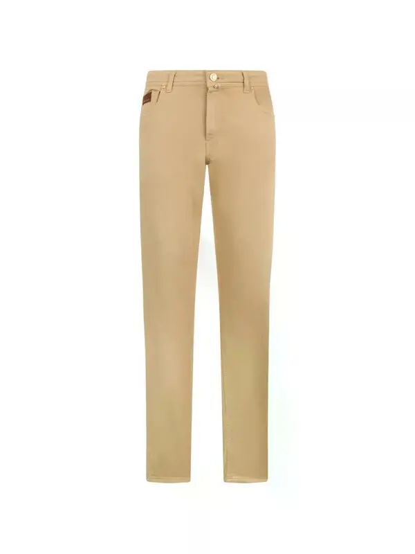 BILLIONAIRE Straight Cut Jeans - Neutrals