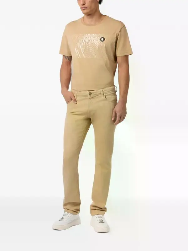 BILLIONAIRE Straight Cut Jeans - Neutrals