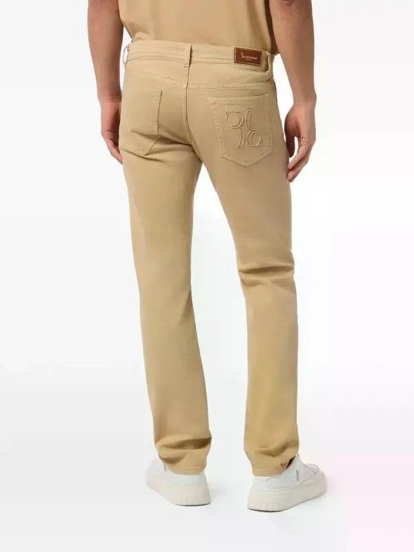 BILLIONAIRE Straight Cut Jeans - Neutrals