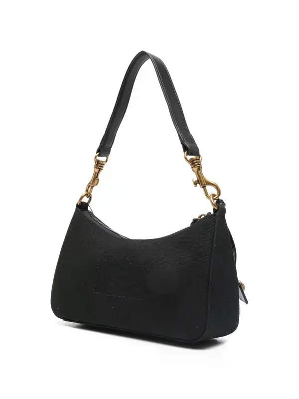 Kurt Geiger Embroidered Logo Shoulder Bag - Black