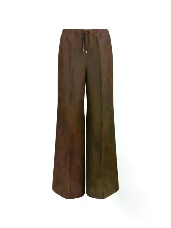 True Royal Floral Trousers - Brown