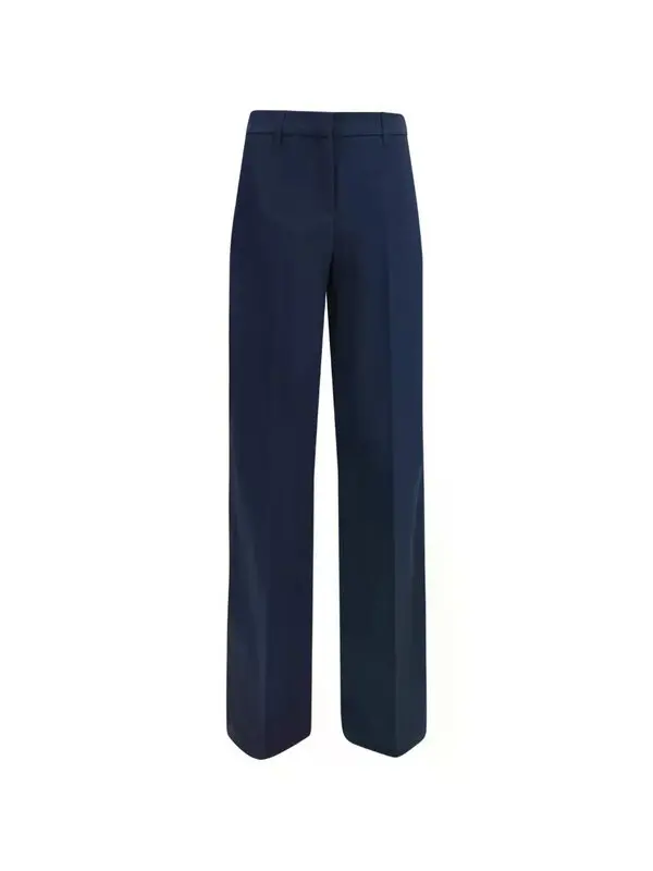 True Royal Niki Button Trousers - Blue