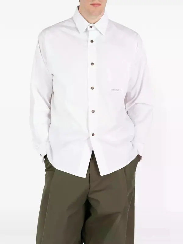 SOCIETE ANONYME Buttoned Oversized Shirt - White