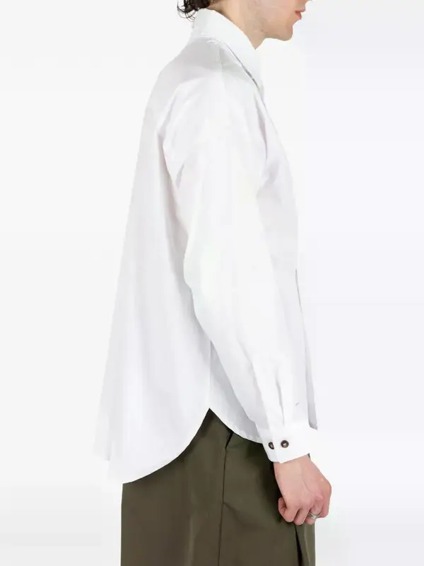 SOCIETE ANONYME Buttoned Oversized Shirt - White