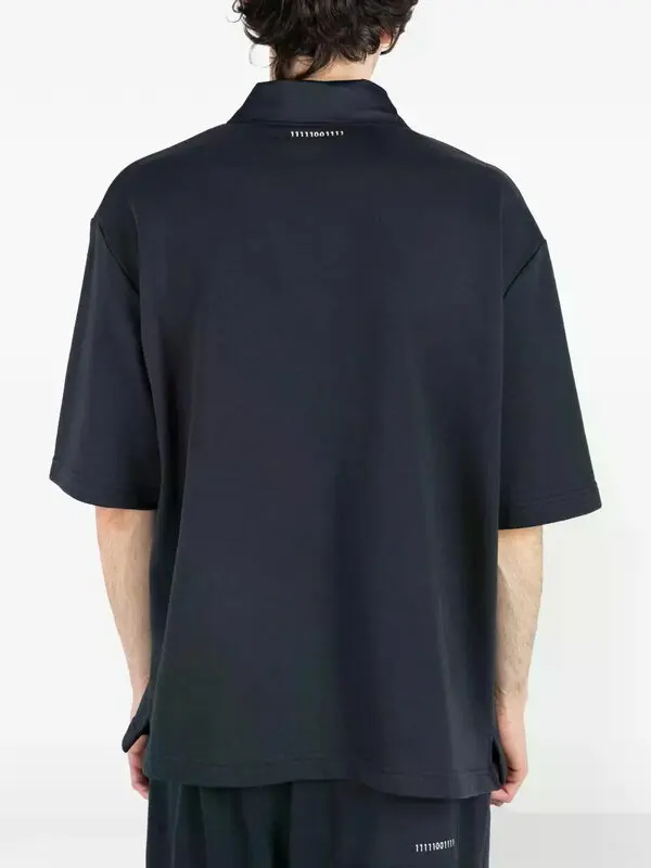 SOCIETE ANONYME Polo 92 Patch-pocket Short-sleeve Polo Shirt - Blue