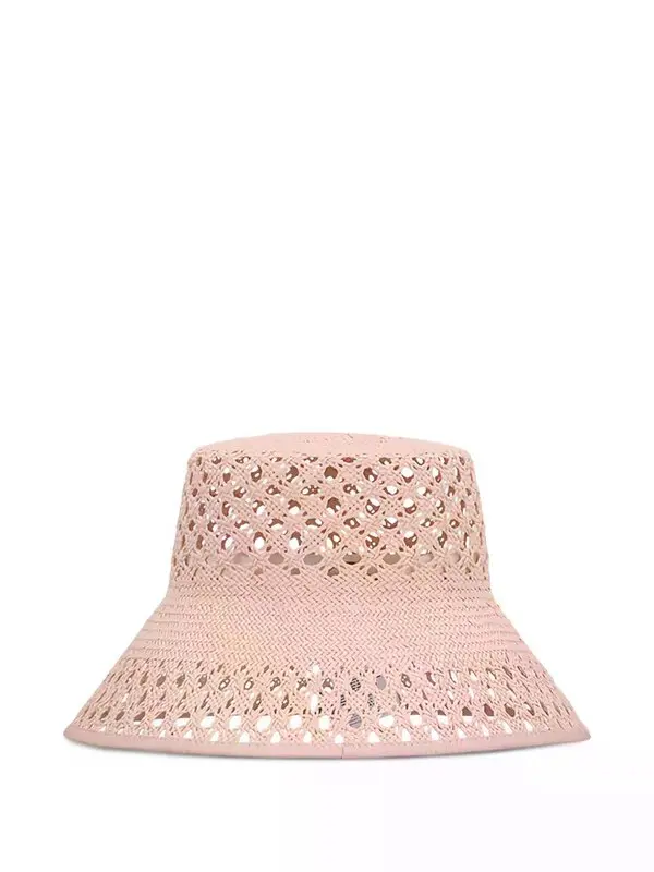 Max Mara Perforated Hat - Pink