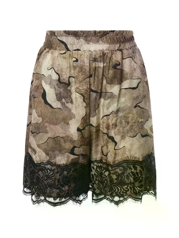 Pinko Laced Shorts - Brown