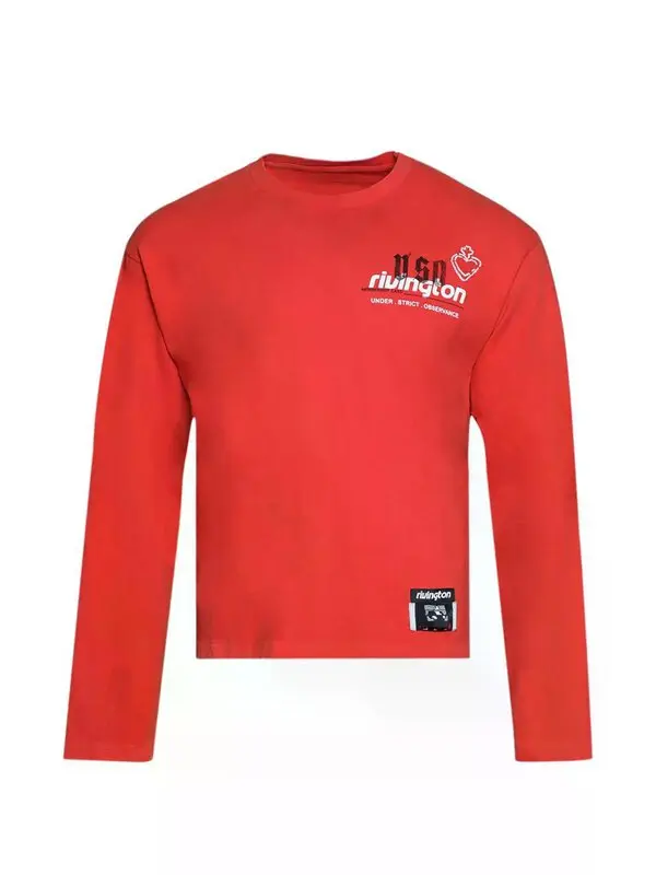 RIVINGTON ROI REBIS Membership Uso Long-sleeve T-shirt - Red