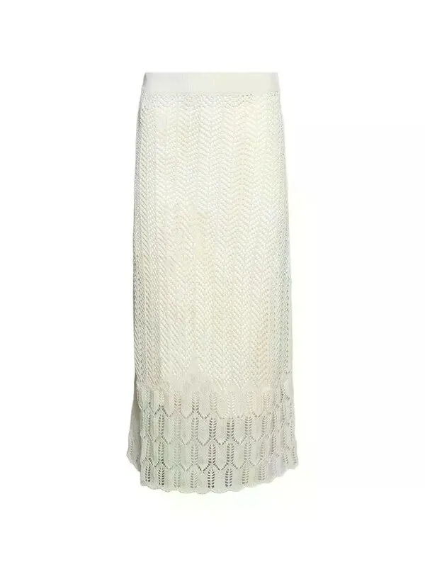 JIL SANDER Side-slit Maxi Skirt - Neutrals