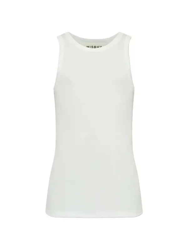 MISBHV Logo-patch Tank Top - Neutrals