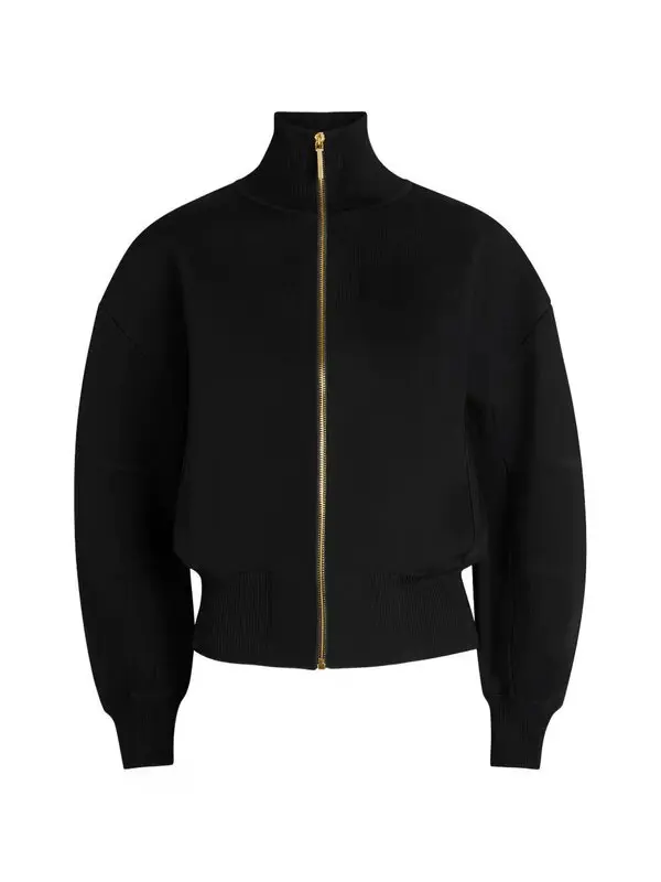 JOSEPH Milano Zip Bomber Jacket - Black