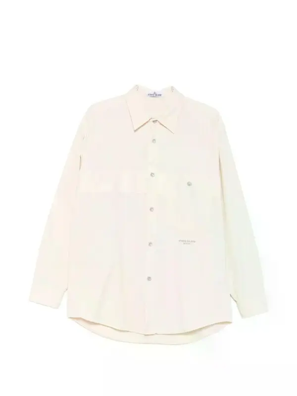 Stone Island Patch-pocket Shirt Jacket - Neutrals