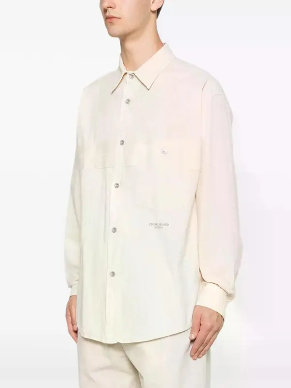 Stone Island Patch-pocket Shirt Jacket - Neutrals