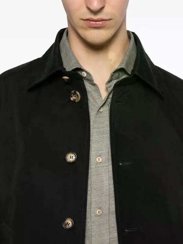 Brunello Cucinelli Button-fastening Bomber Jacket - Black