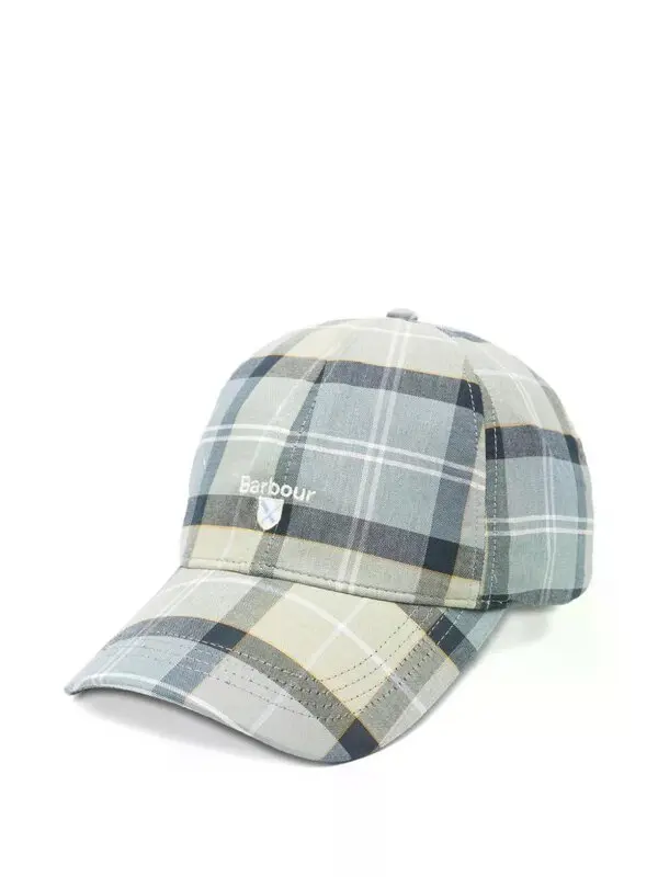 Barbour Tartan Baseball Cap - Blue